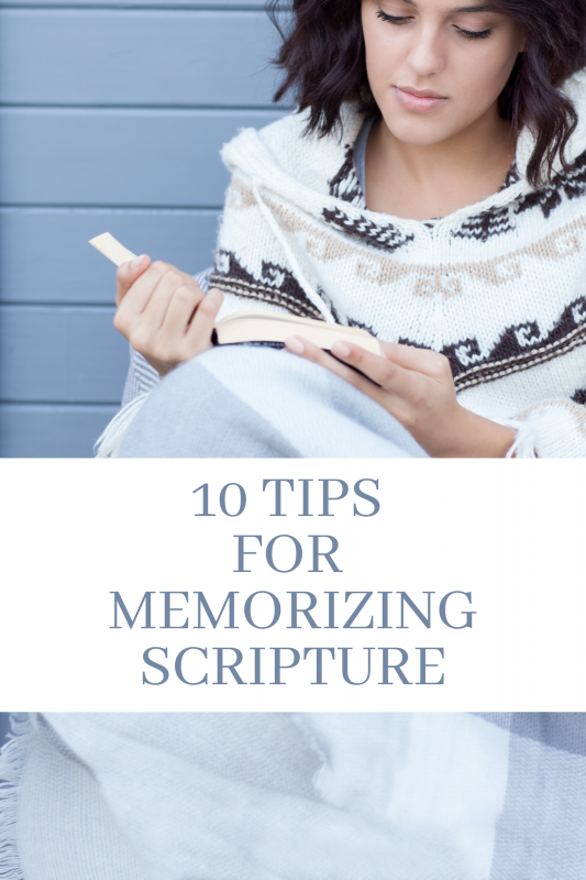 Memorizing Scripture: 10 Tips - Angela Mills